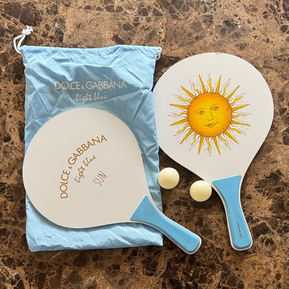 Dolce & Gabbana | Games | Dolce Gabbana Sun Design Paddle Set In Light ...